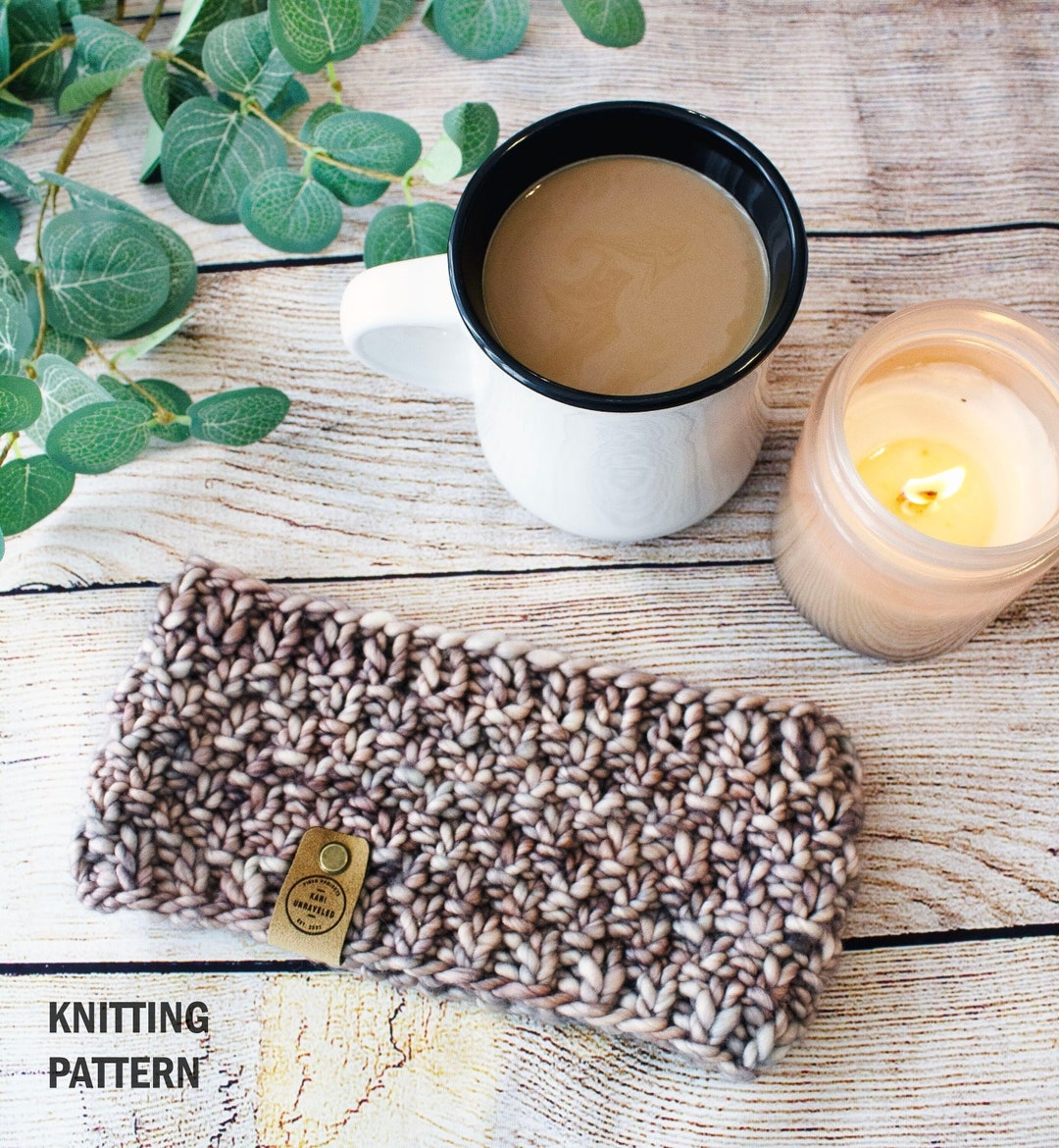 Oakmoss Earwarmer Knitting Pattern | Multi-weight Knitting Pattern ...