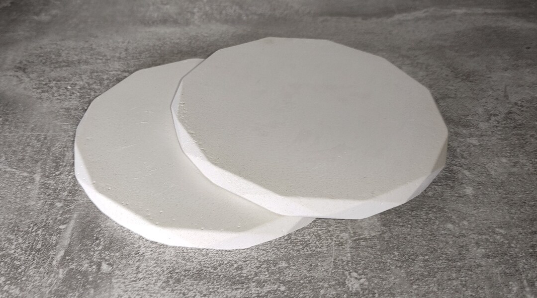 Concrete Coaster Made of White Cement - Etsy