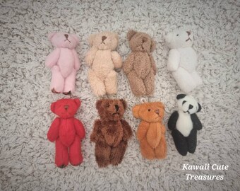 Artsy Mini Bears Cute Kawaii Plush Doll House Toy Soft Furry - Etsy