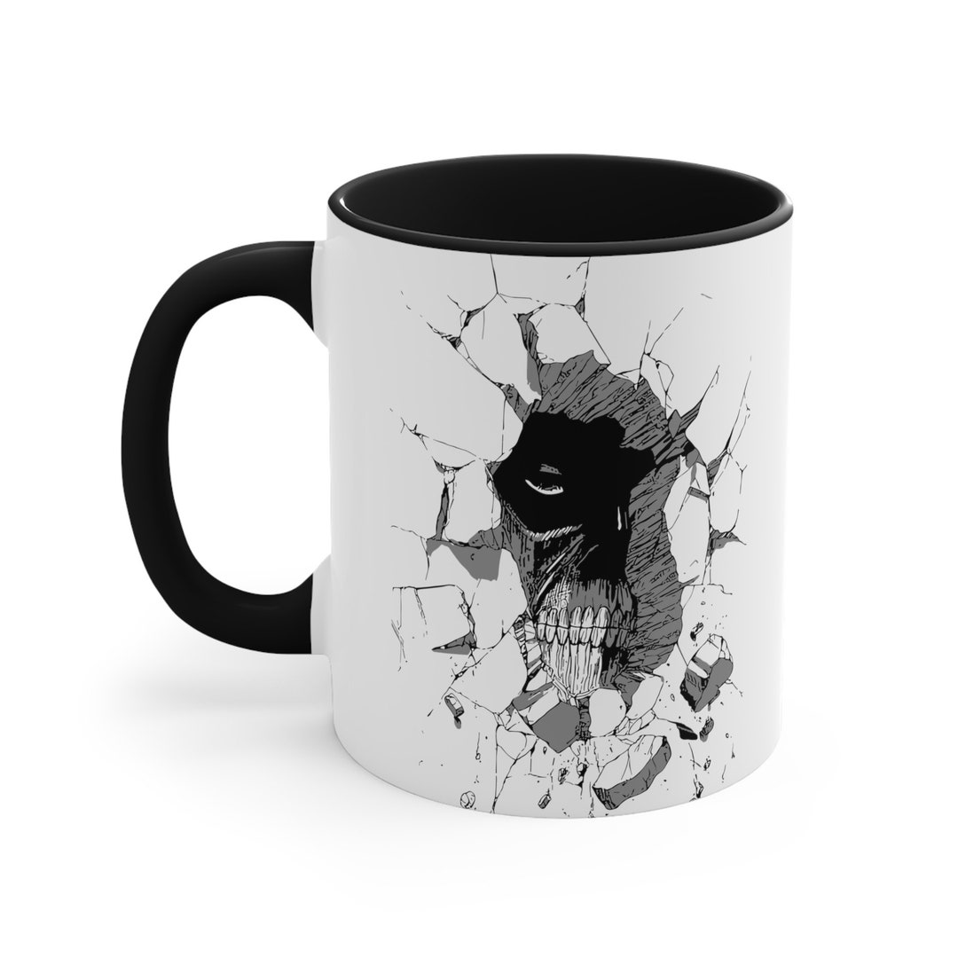 Anime Mug, Unique Anime Coffee Mug With Wall Breaking Colossal Titan ...