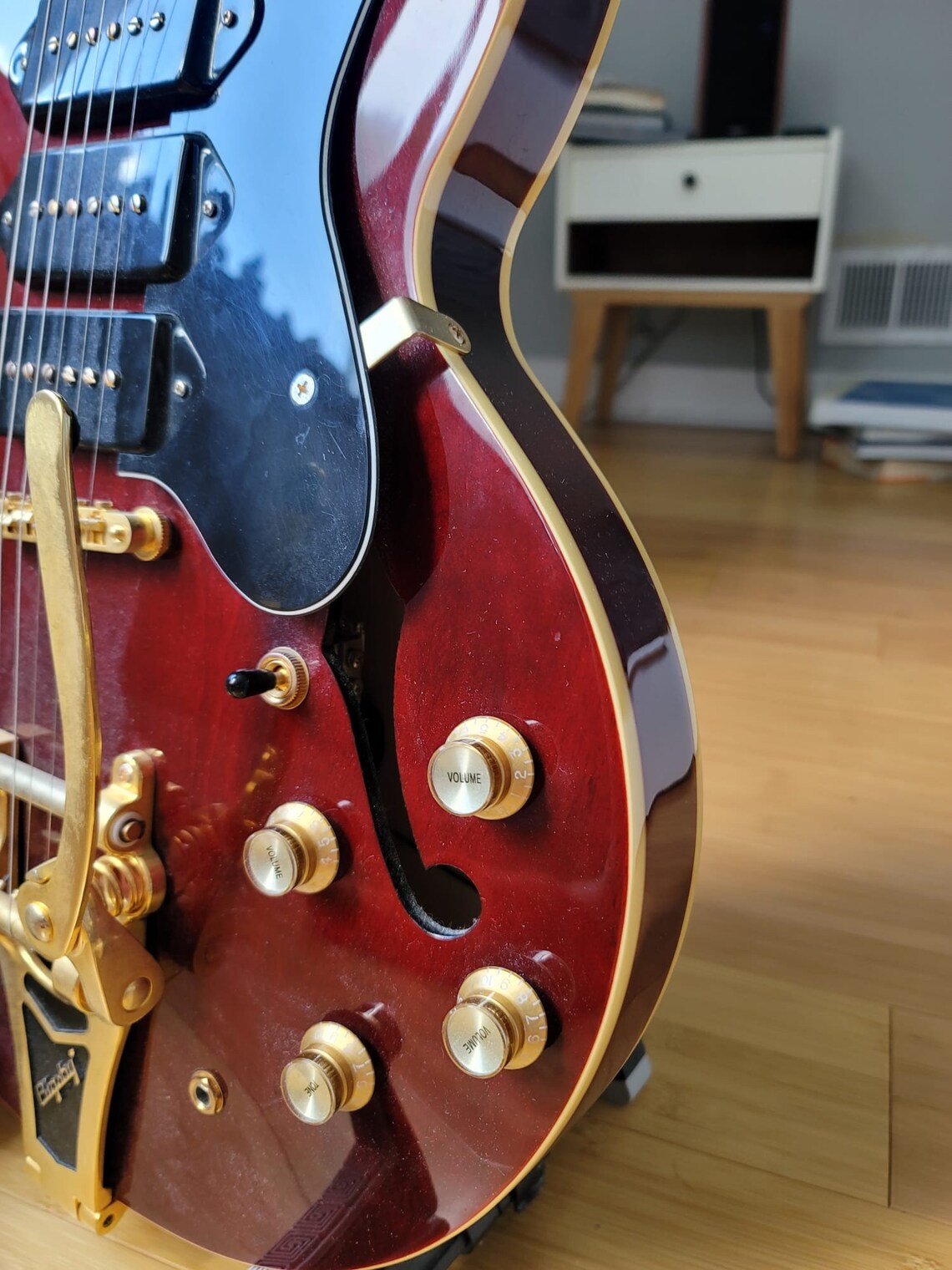 Electric Guitar Epiphone Limited Edition Riviera Custom P93 WR Used - Etsy