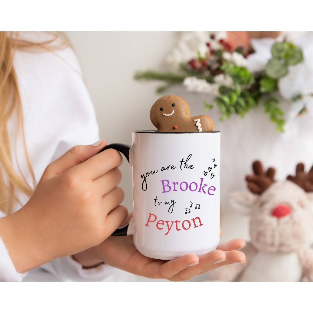 Brooke to My Peyton, Peyton to My Brooke, Two-tone Coffee Mugs, 11oz ...