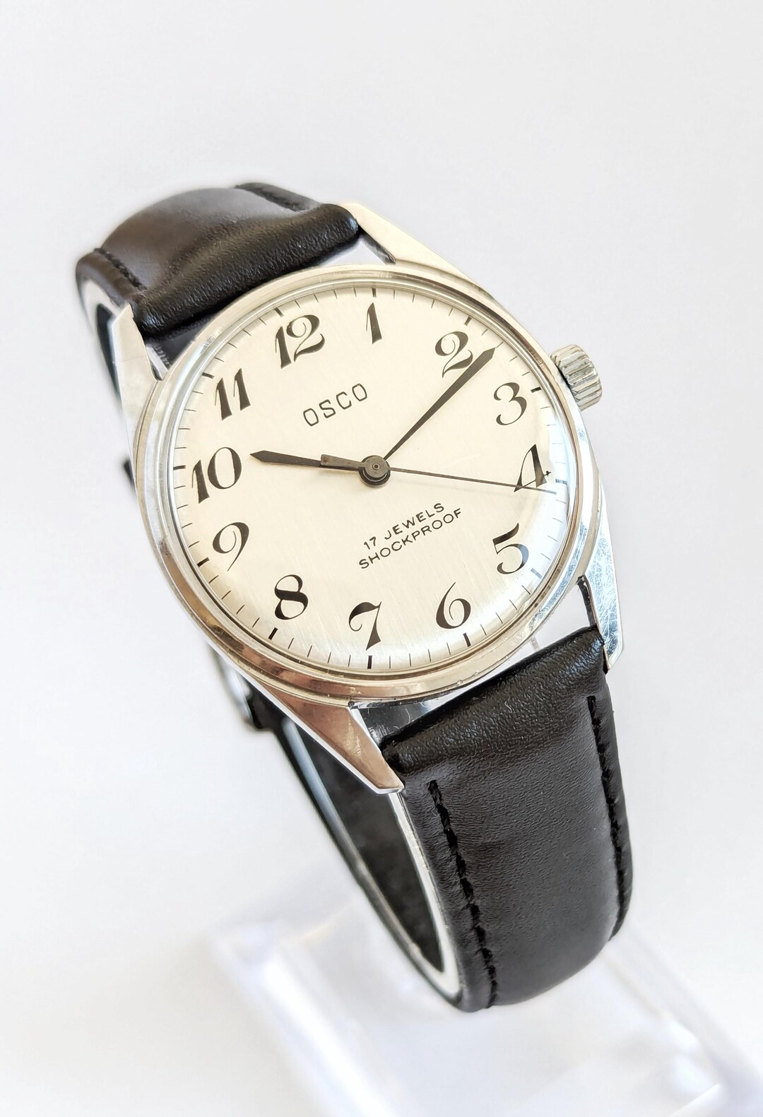 Vintage Osco 17 Jewels Mechanical Watch – Classic Hand-wound Timepiece ...