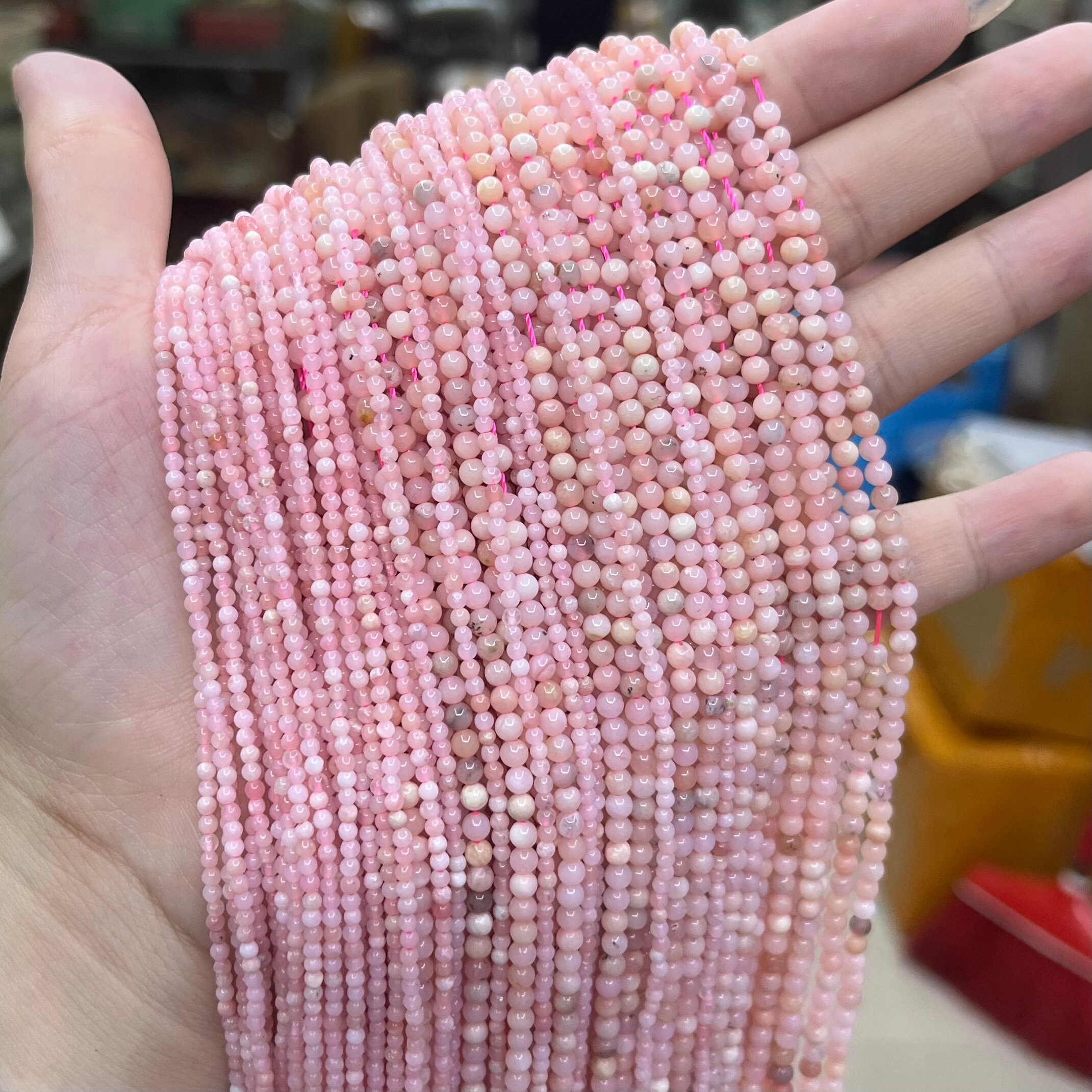 Natural Pink Opal Beads 2mm 3mm 4mm Round Shape Beads Small - Etsy