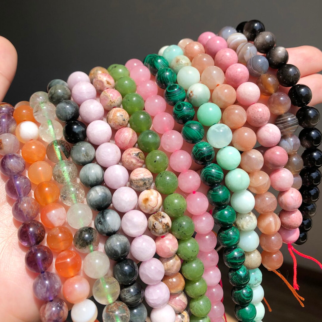Higher Grade Crystal Stone Genuine Beads Natural Gemstone Beads Round ...
