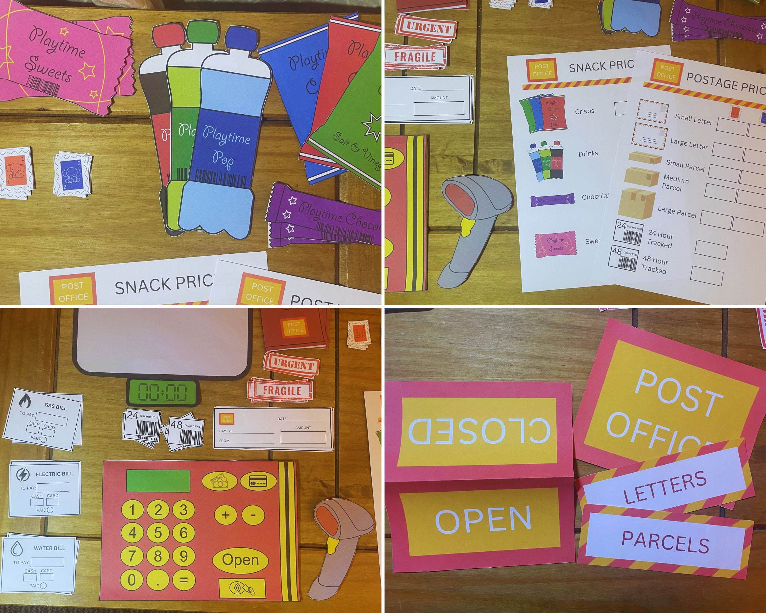 Printable Post Office Dramatic Play Pretend Play Set Toy - Etsy Australia