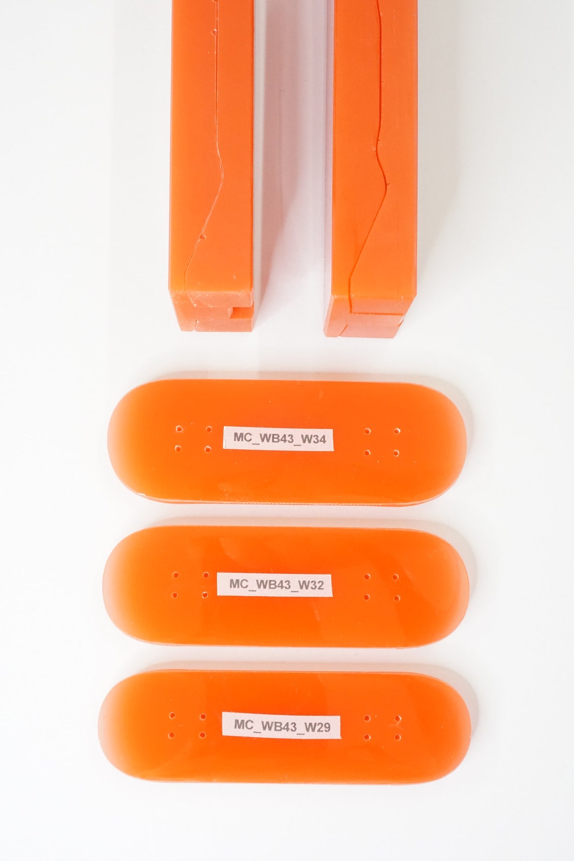 Univerque Fingerboard Template Wheelbase 43mm - Etsy