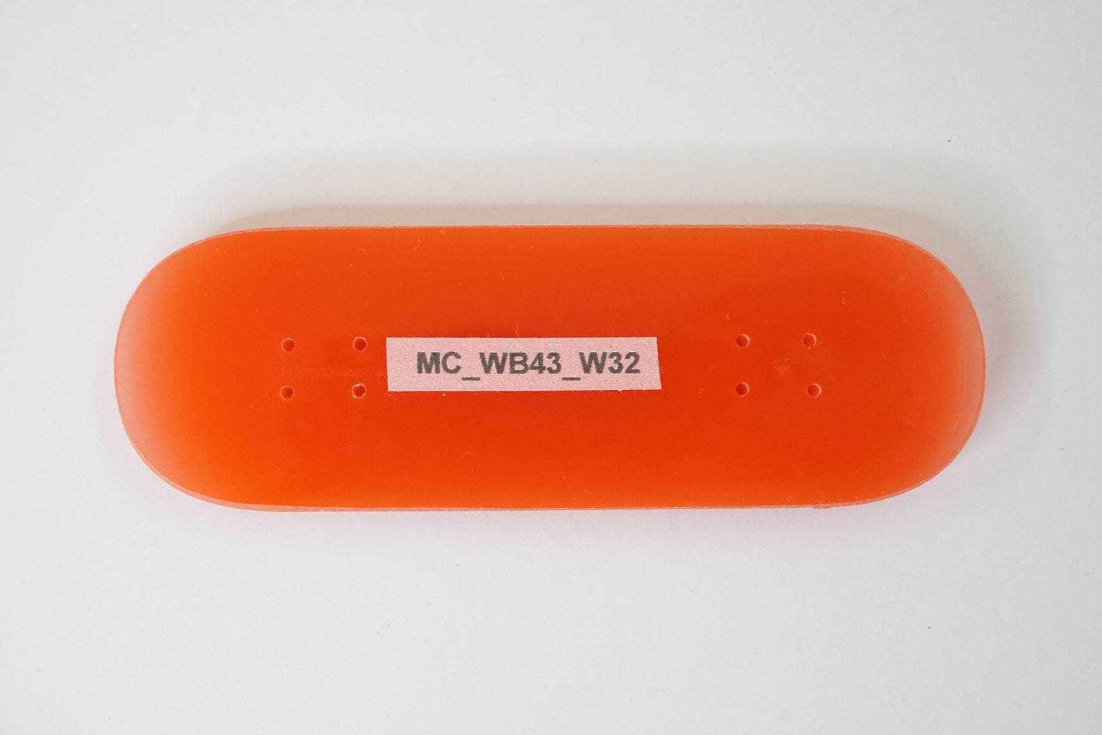 Univerque Fingerboard Template - Wheelbase 43mm - Etsy