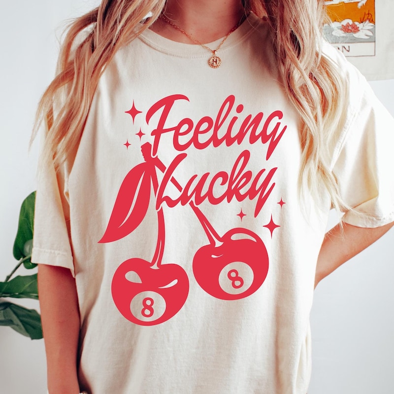 Lucky Ball Graphic Tee - Etsy