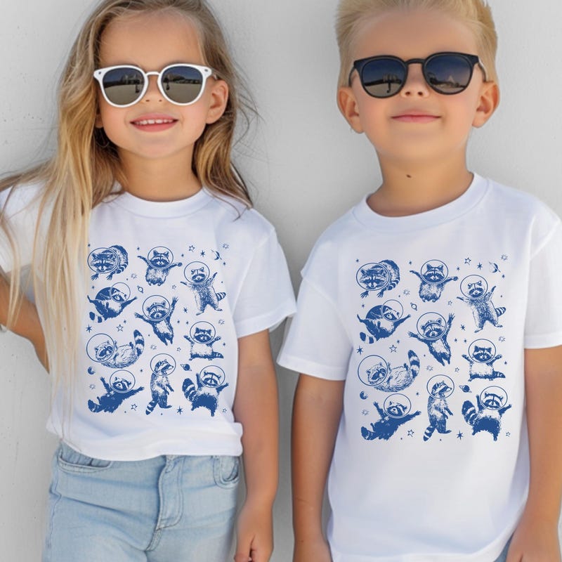 Dinosaur Raccoon T Shirt - Etsy