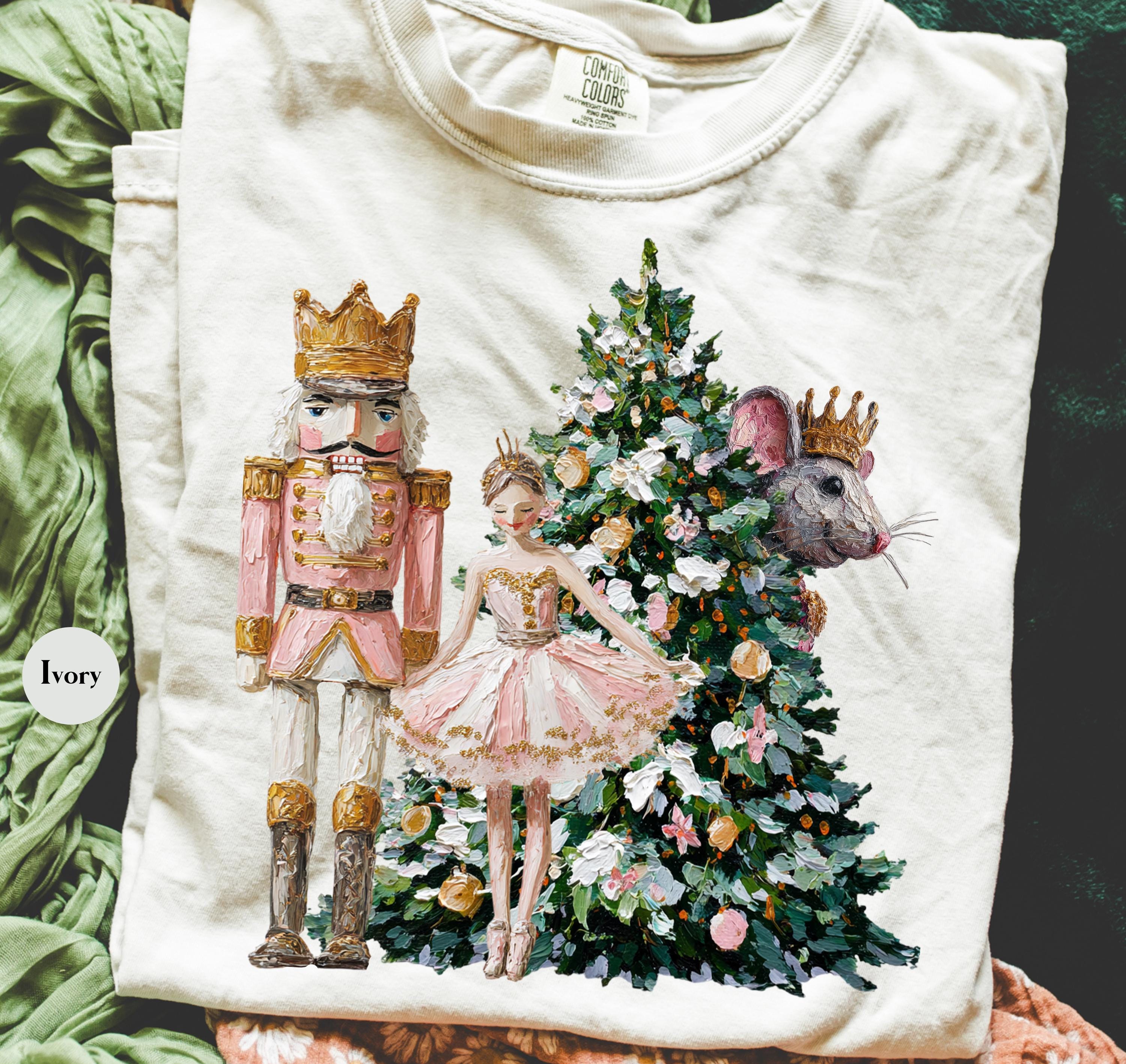Retro Nutcracker Scene Comfort Colors® Shirt | Vintage Christmas ...