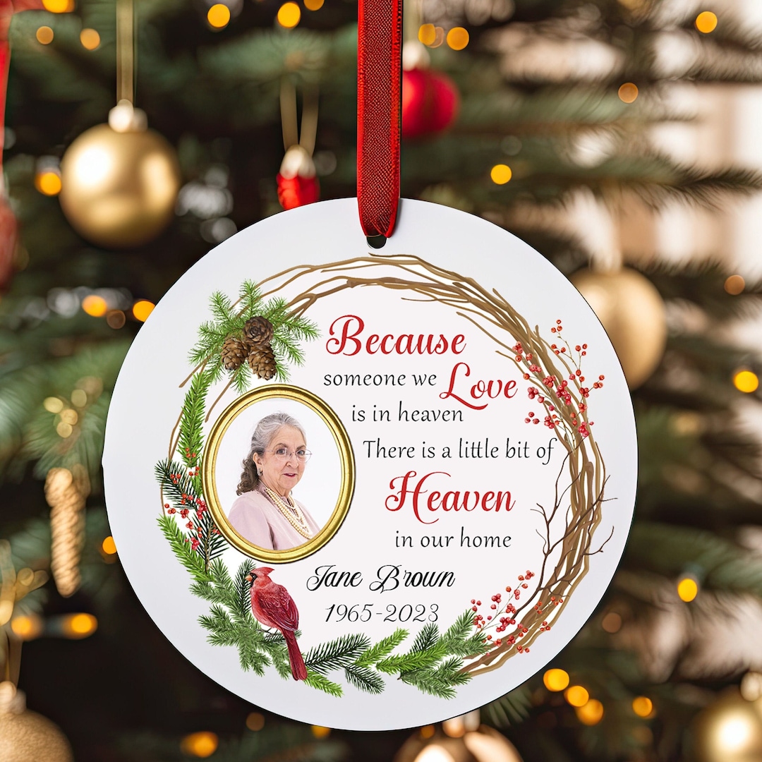 Custom in Memory of Christmas Ornament Personalized - Etsy