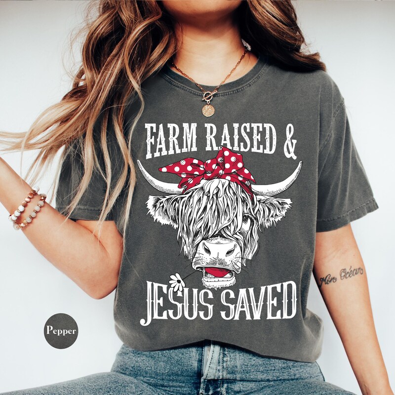 Mens Religious Farm Shirt - Etsy