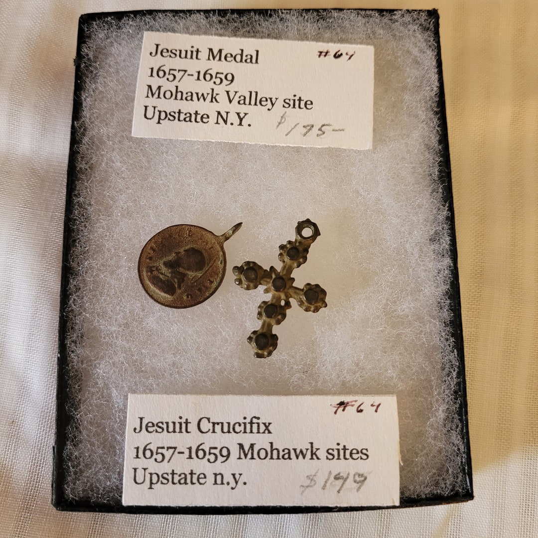 Antique Jesuit Medals Native American Artifact Dave Summers Collection ...