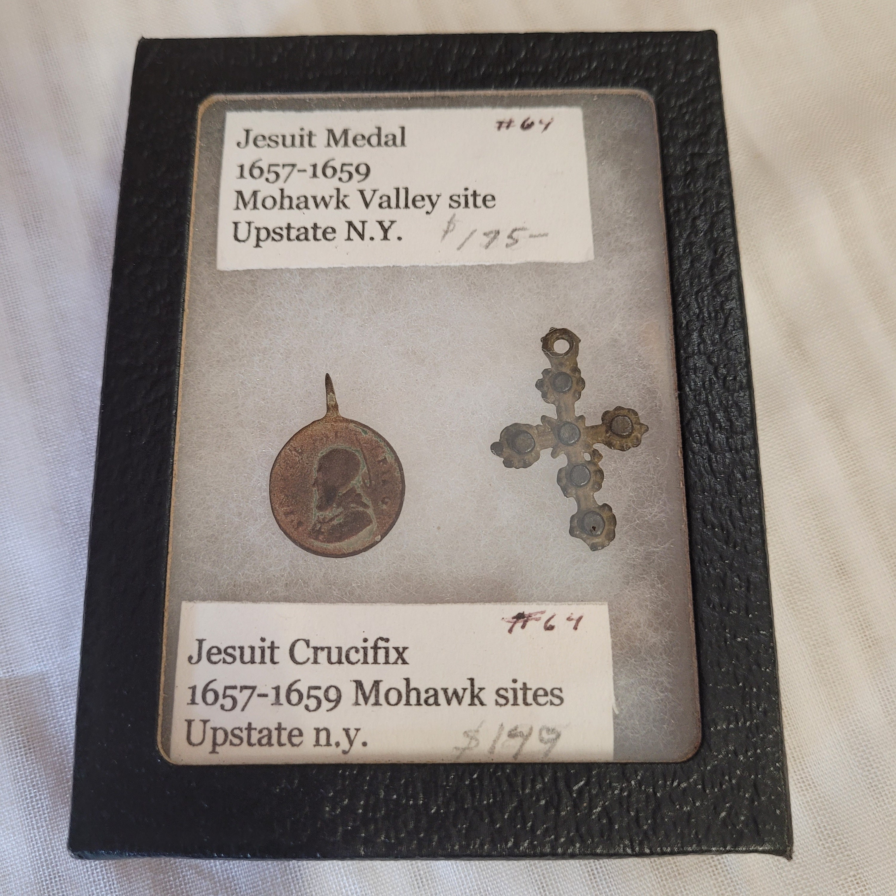 Antique Jesuit Medals Native American Artifact Dave Summers Collection ...