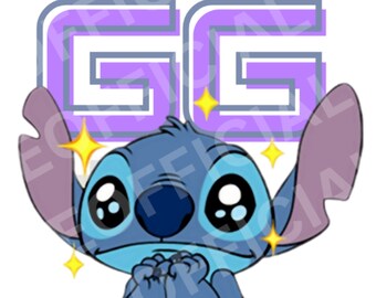 Stitch Gg Emote - Etsy