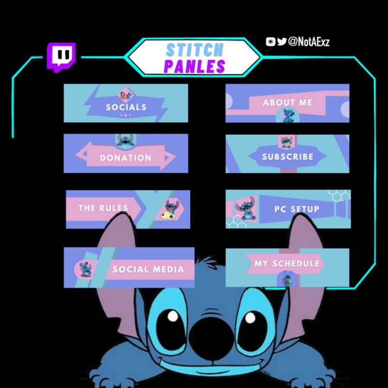 Stitch Twitch Panels - Etsy