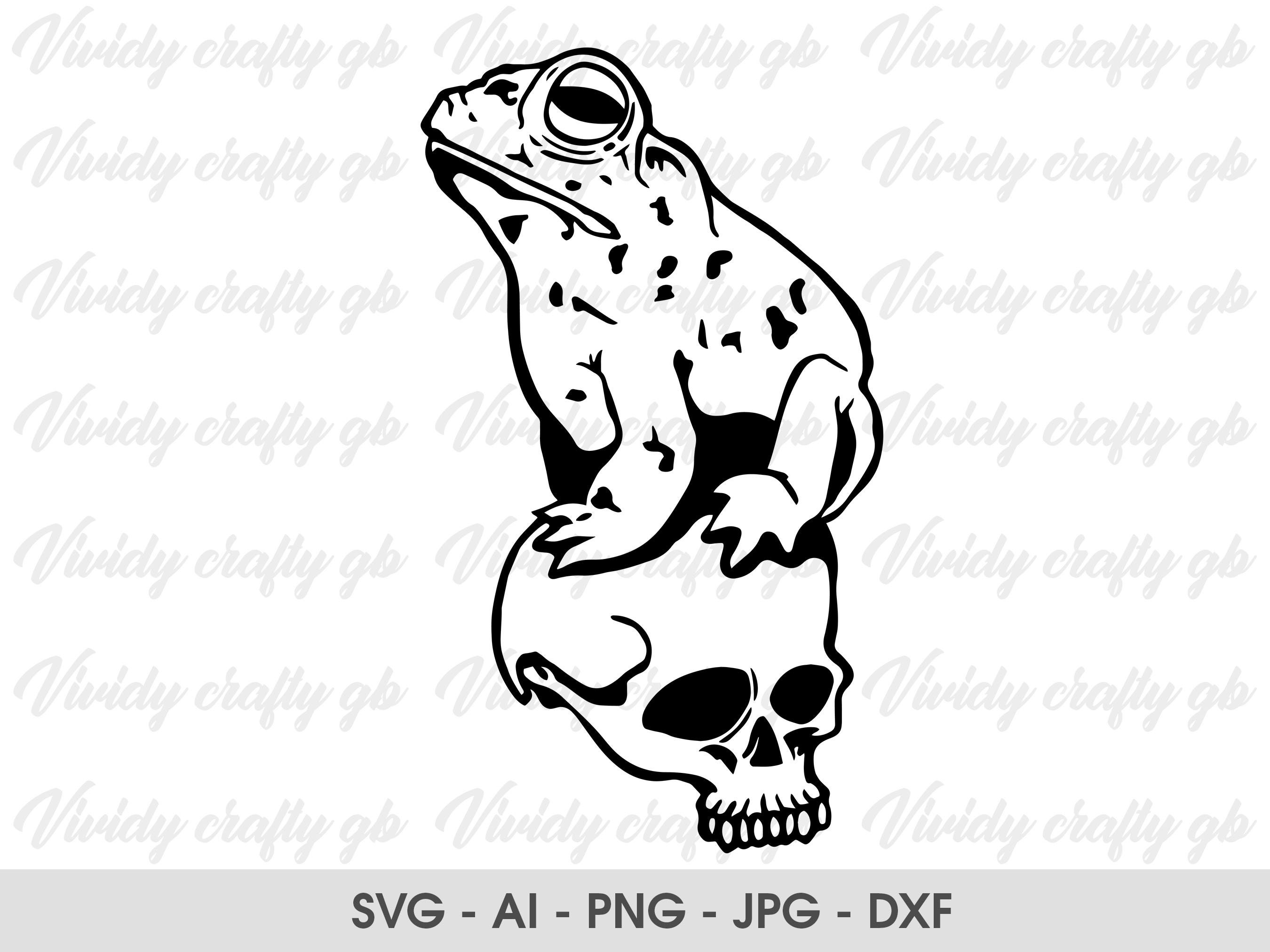 Bufo Alvarius Toad SVG Mystical Psychedelic Art Sacred Toad - Etsy