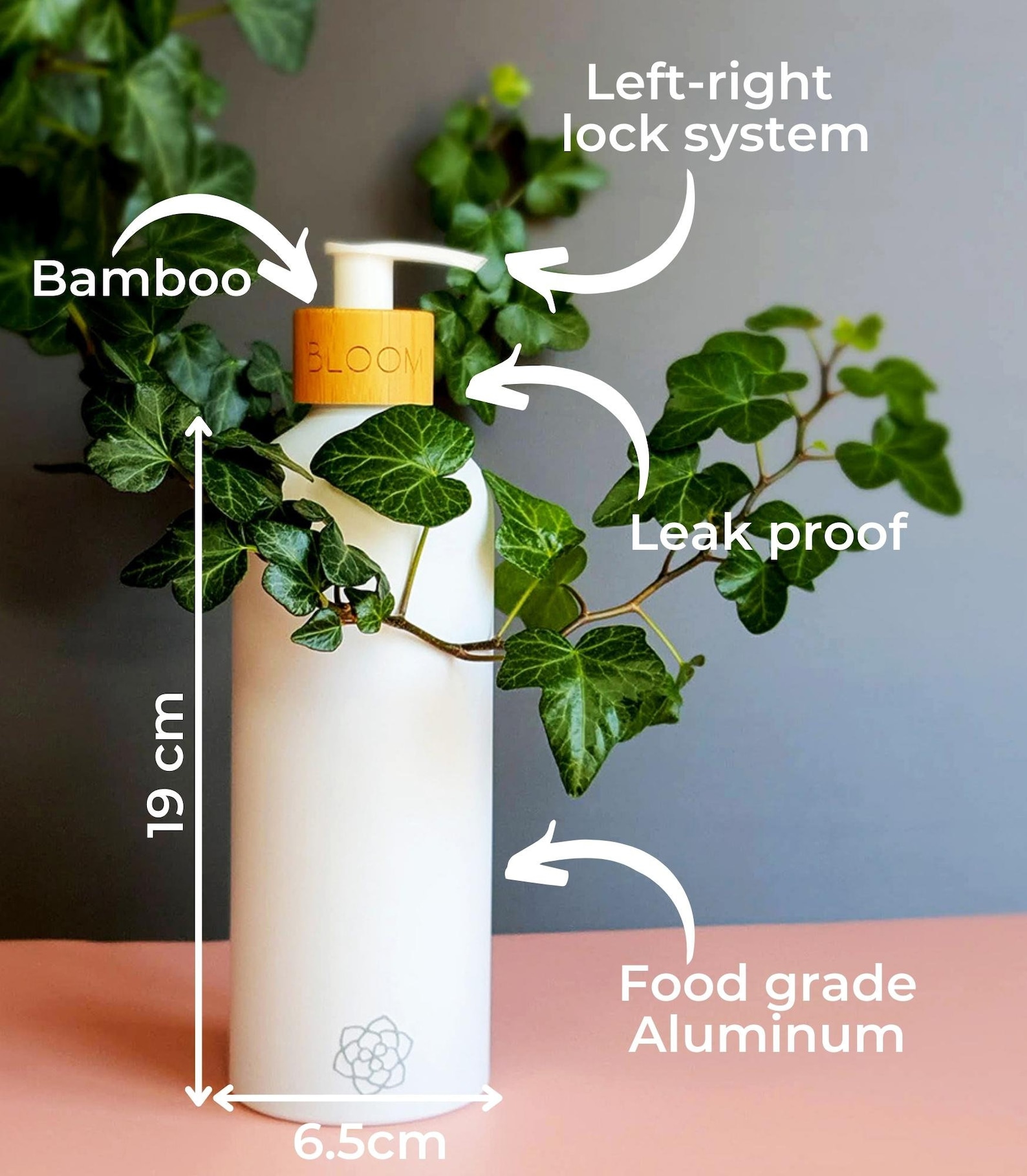 Bathroom Dispenser Set X2 Bottles 500ml. Choose +15 Colours & 6 Design ...