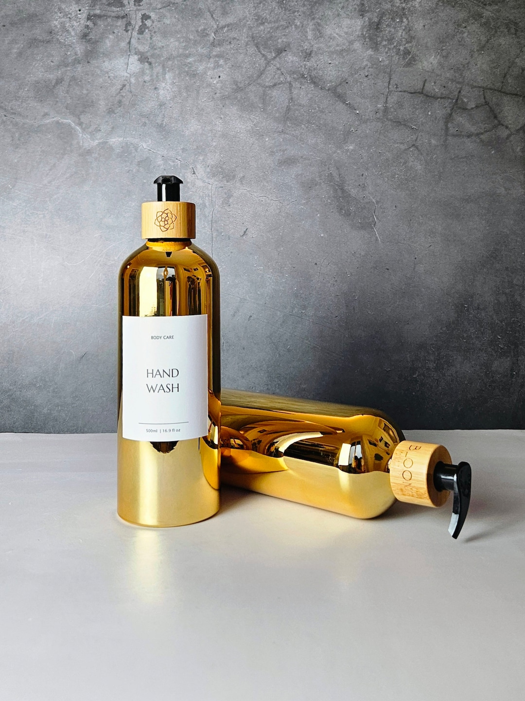 Metallic Gold Soap Dispenser -forever Bottle | Reusable & Eco-friendly ...
