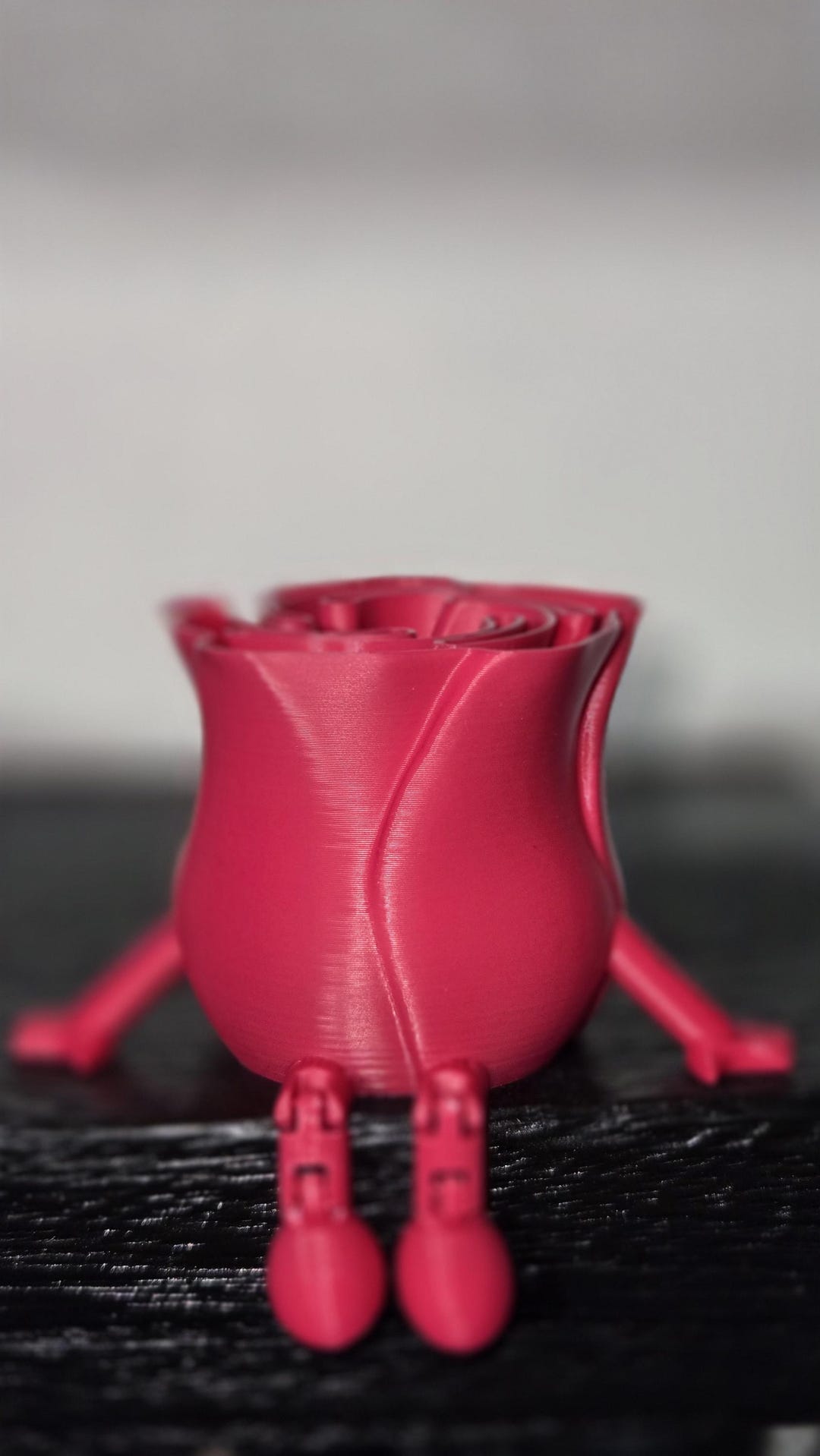 3D Pink Rose With Flexi Legs - Etsy