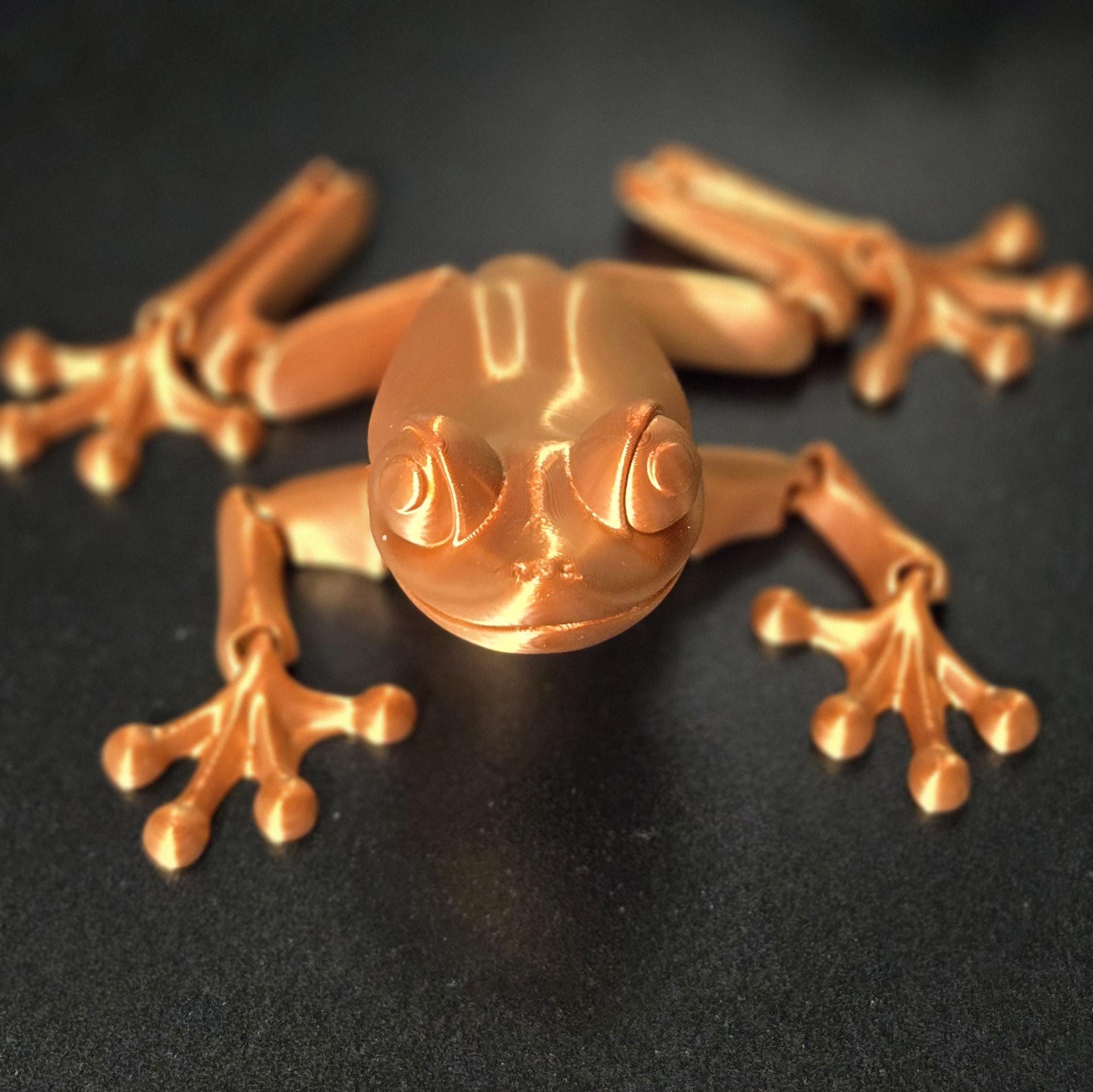 3d Printed Articulated Frog - Etsy