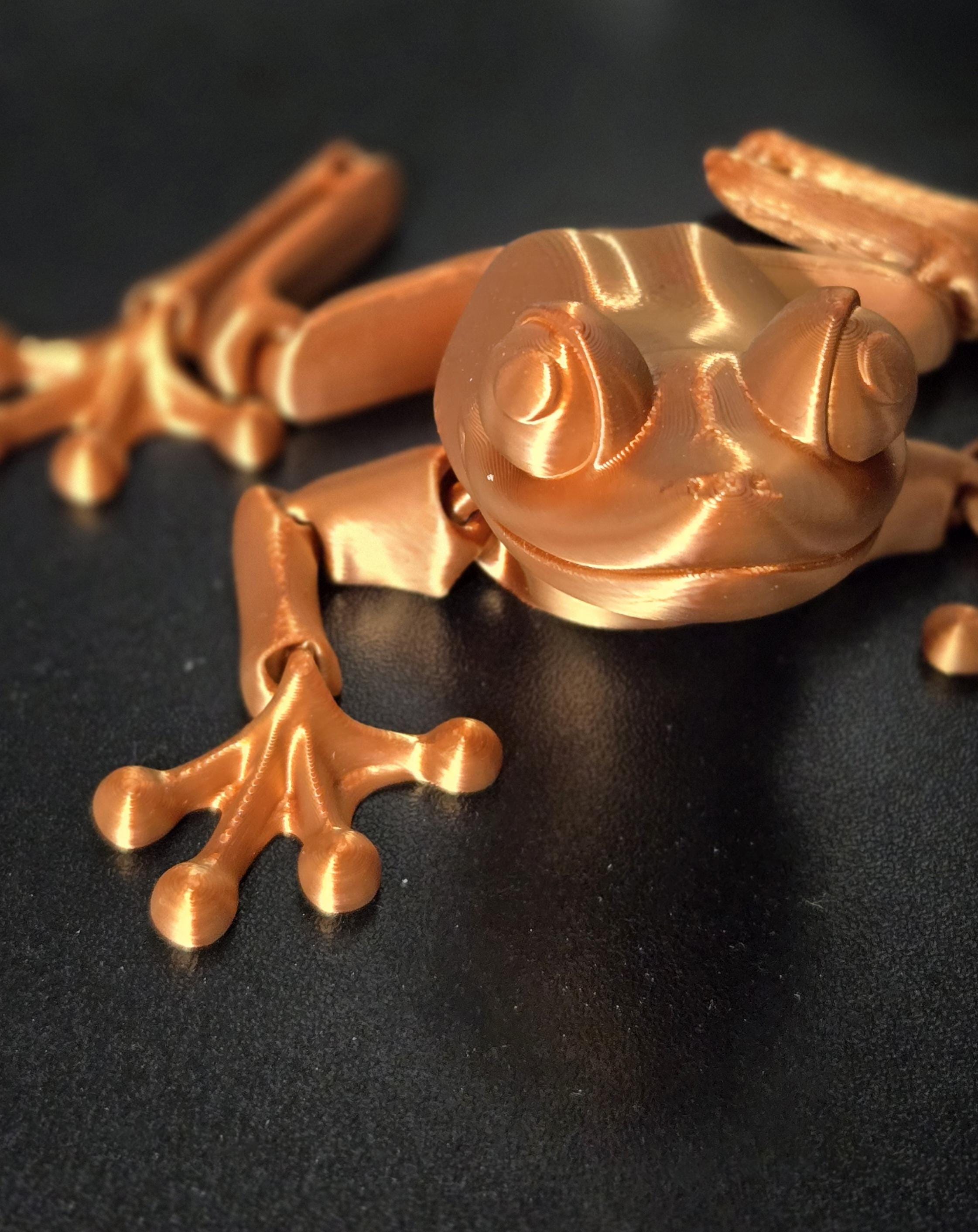 3d Printed Articulated Frog - Etsy