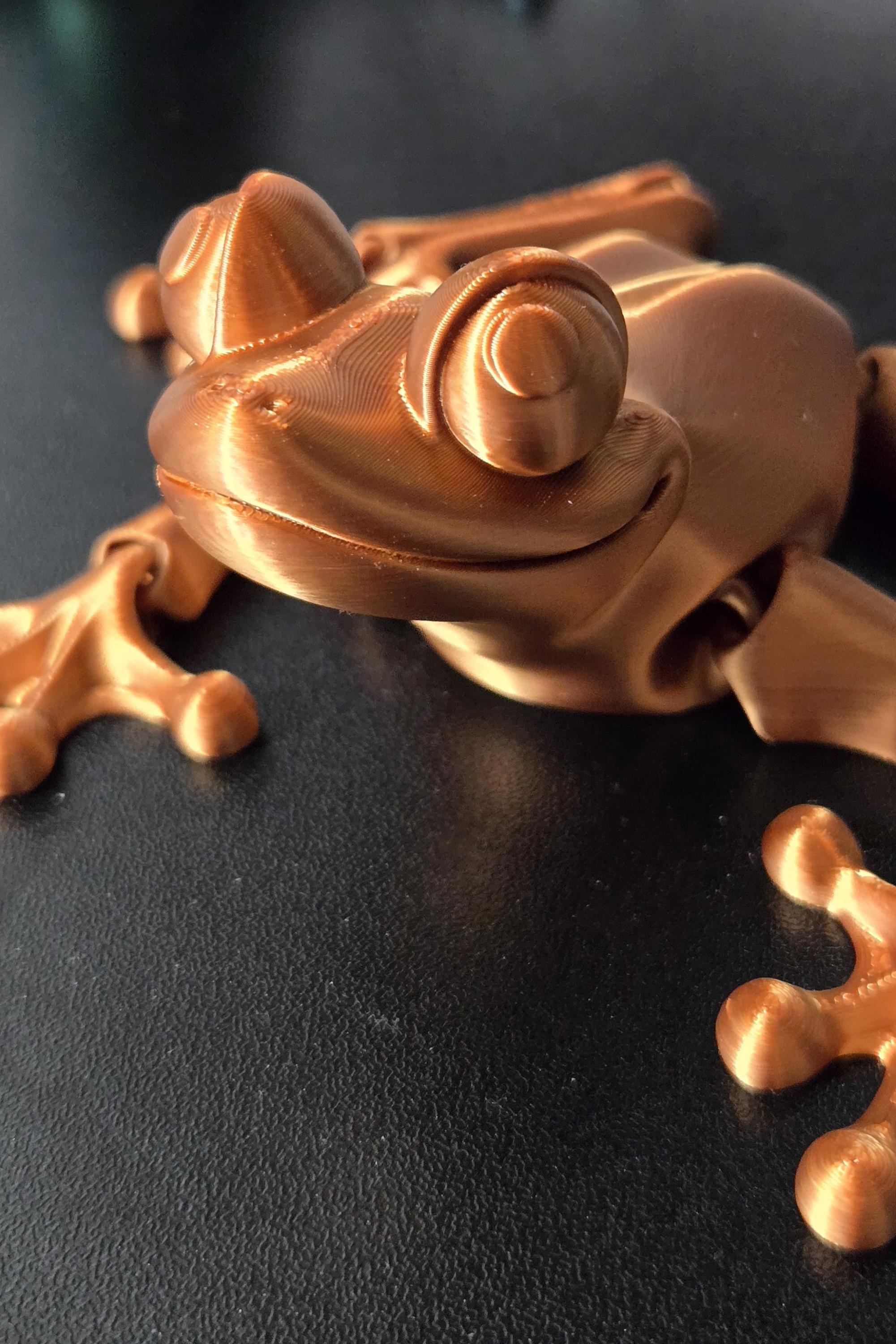 3d Printed Articulated Frog - Etsy