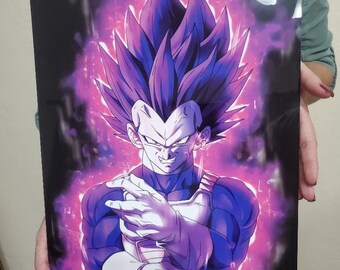 Vegeta Metal Poster - Etsy