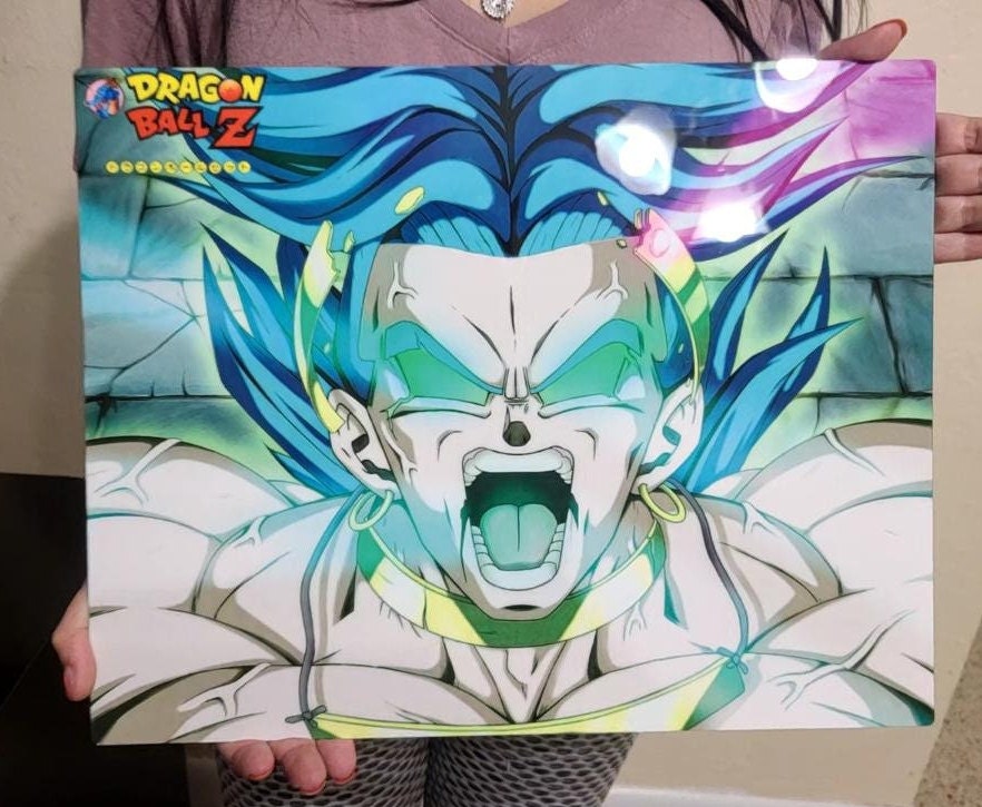 Dbz Broly Transformation Poster - Etsy