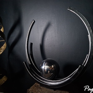 Metal Ball Abstract Art Garden Sculpture Indoor Outdoor - Etsy