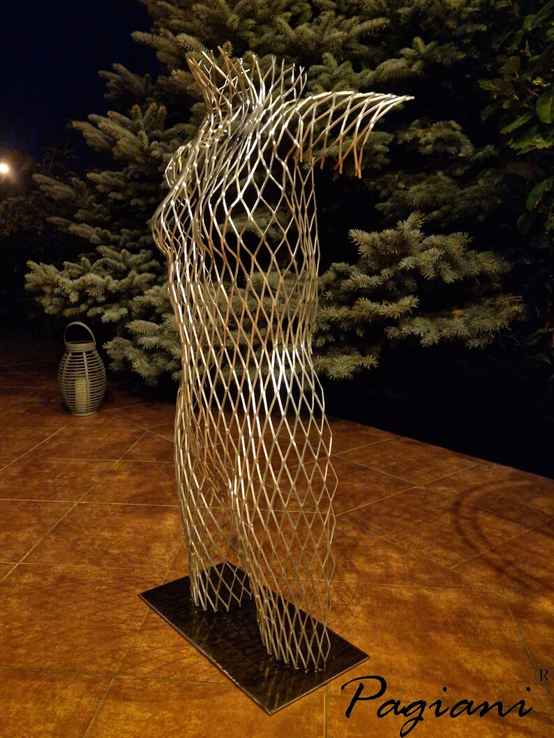 Handmade Metal Art Life Size Torso Sculpture Female Bust - Etsy