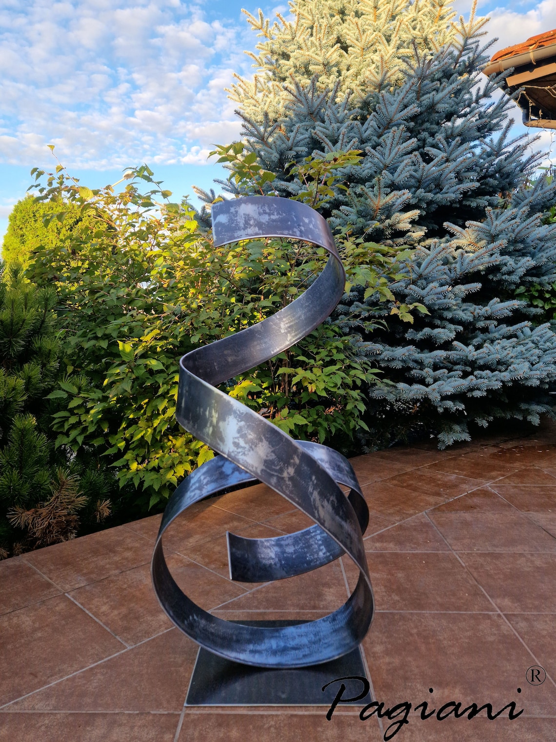 Abstract Indoor Outdoor Art Garden Sculpture Spiral - Etsy