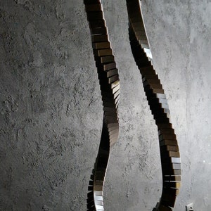 Abstract Mobius Strip Decoration Art, Brutalist Art, Home Sculpture ...