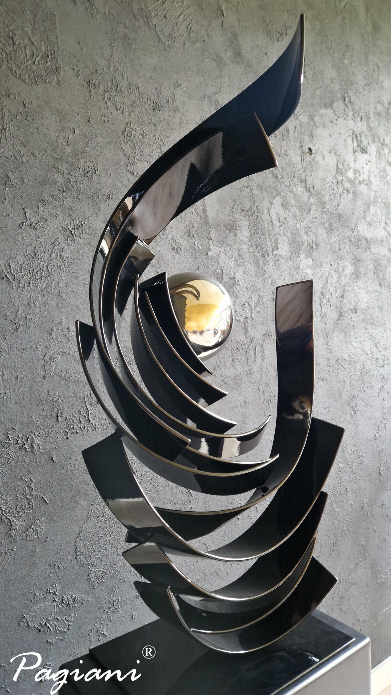 Original Abstract Metal Sculpture Outdoor Indoor Decoration Art by ...