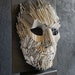 Metal Mask of Rods Sculpture Face Abstract Art Indoor Outdoor Abstract ...