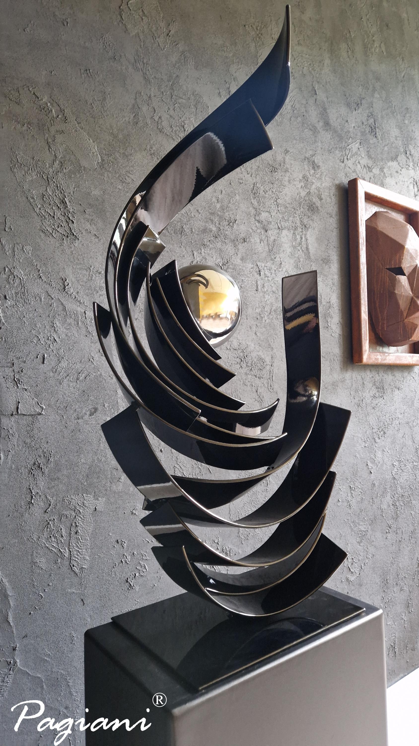 Original Abstract Metal Sculpture Outdoor Indoor Decoration Art by ...