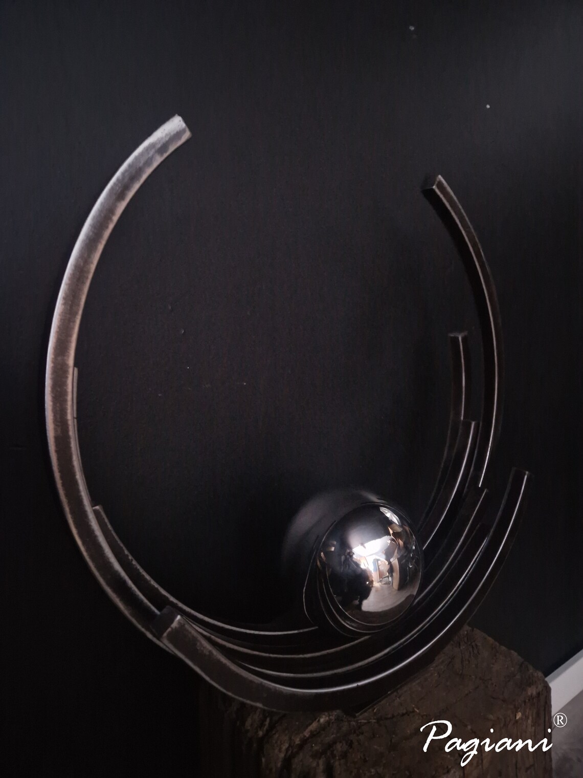 Metal Ball Abstract Art Garden Sculpture Indoor Outdoor - Etsy