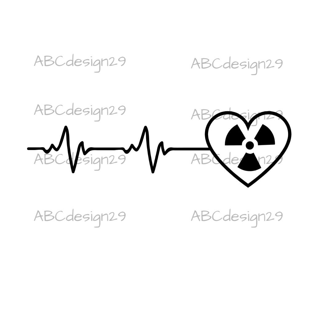 Xray Heart Radiation. Radiology Svg Png Digital Cut File. Rad Week 2022 ...