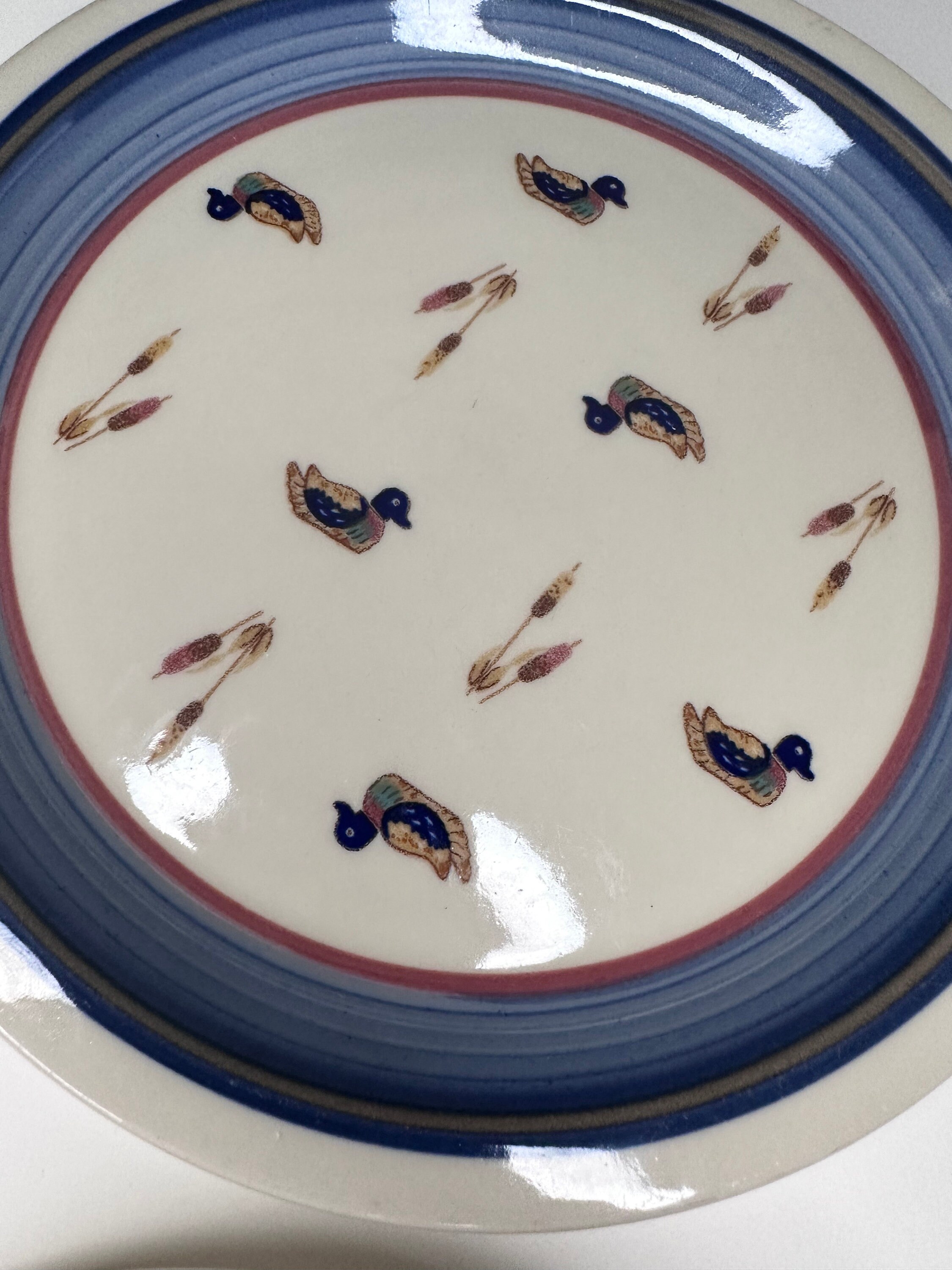 Set of 2 Vintage 1980's Duck Plates by Noritake Epoch Turn of the ...