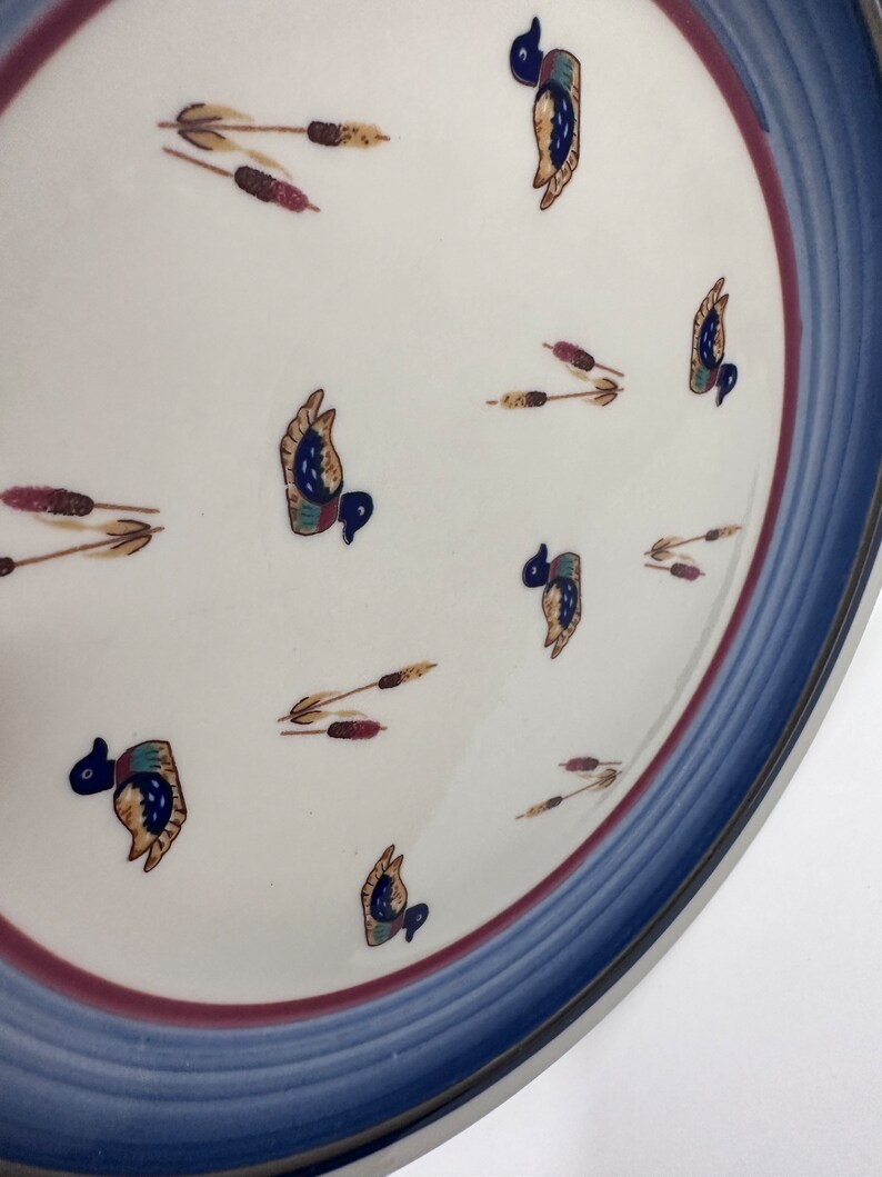 Set of 2 Vintage 1980's Duck Plates by Noritake Epoch Turn of the ...