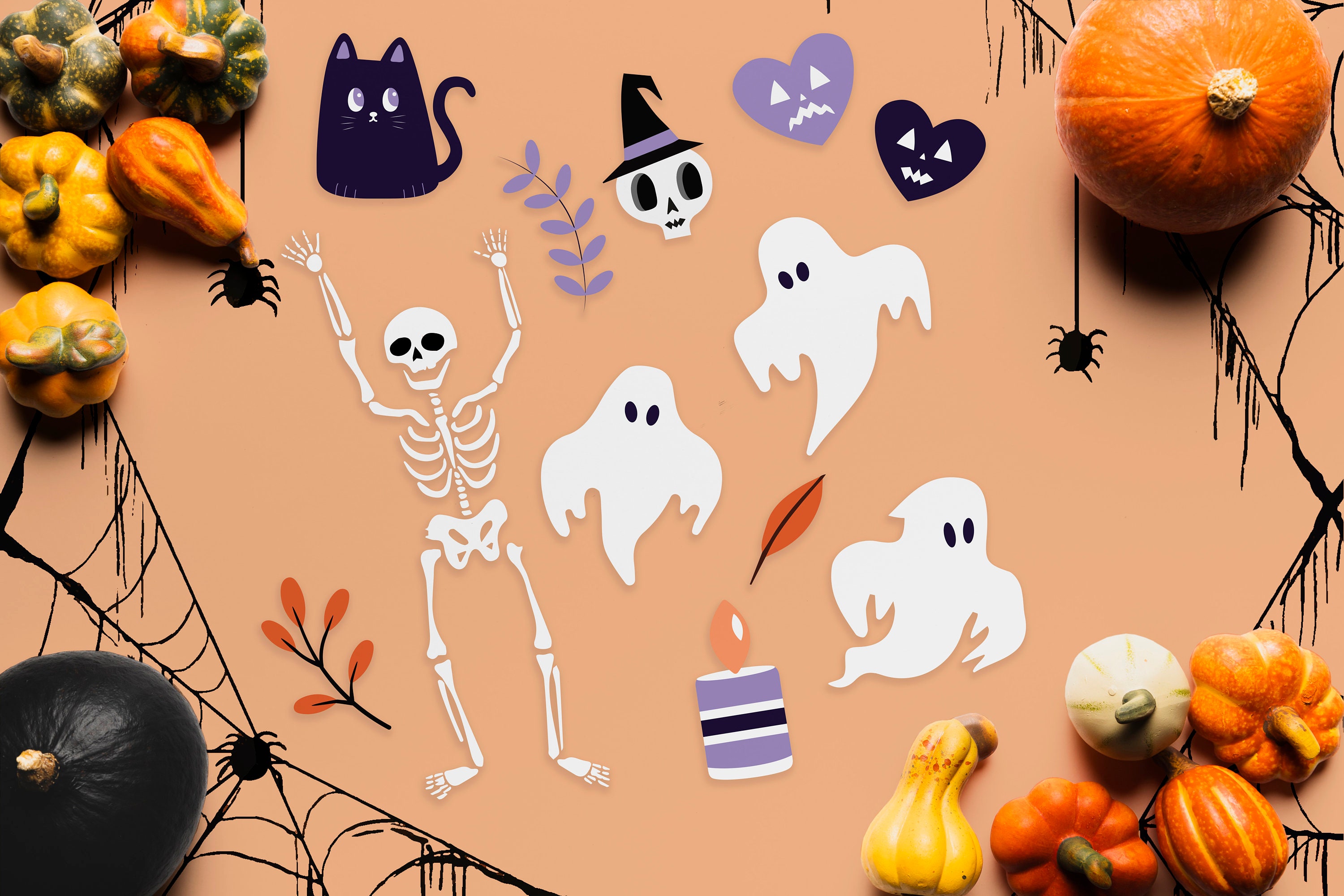 HALLOWEEN SVG Bundle, 65+ Designs, HALLOWEEN Clipart, Fall Svg ...