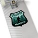 Squatch Hunter Kiss-cut Sticker Cryptid Sticker Sasquatch - Etsy