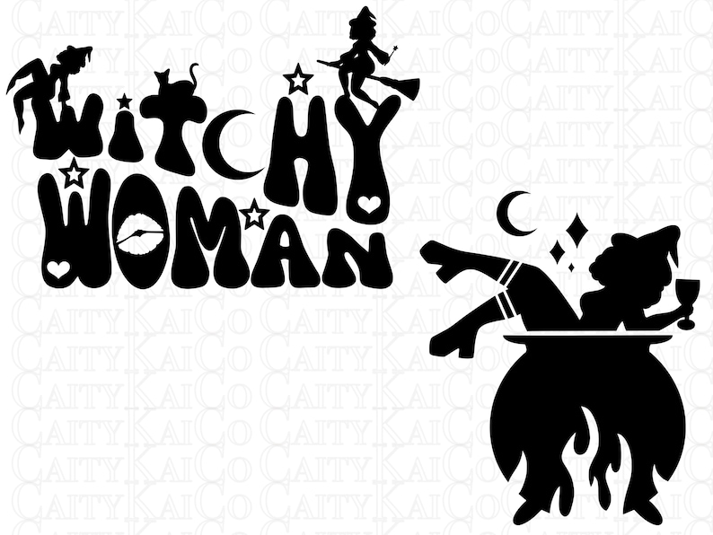 Witchy Svg Bundle of 10, Halloween Svg Bundle, Witch Svg, Jpg, Dxf, Png ...