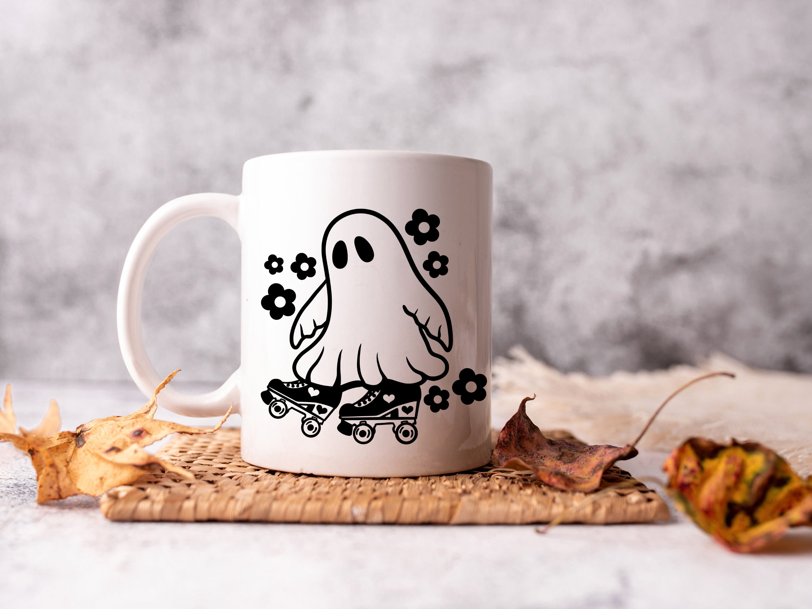 Roller Skating Ghost Svg, Retro Ghost Svg, Halloween Svg, Roller Derby ...