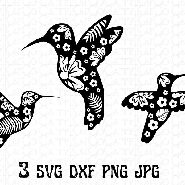 Hummingbird Dxf File - Etsy