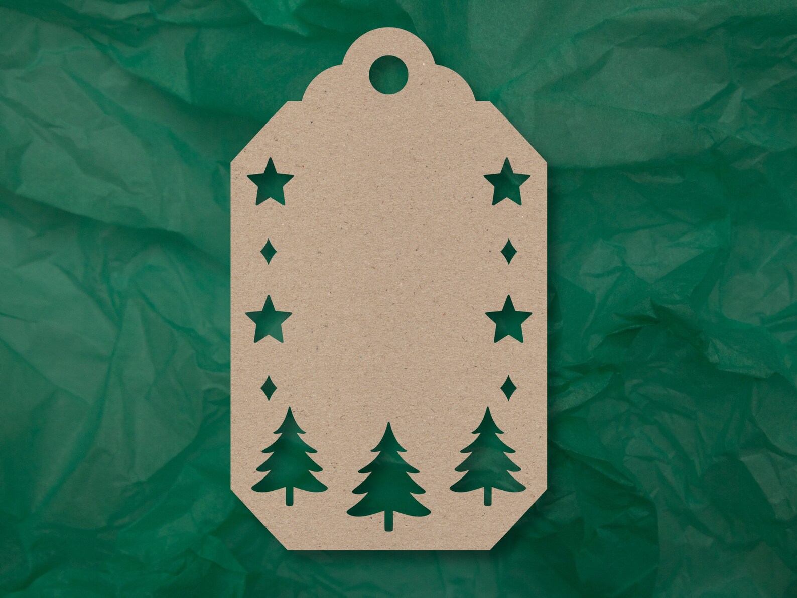 Christmas Tree Gift Tag Svg, Christmas Tags Svg, Gift Tag Cut File ...