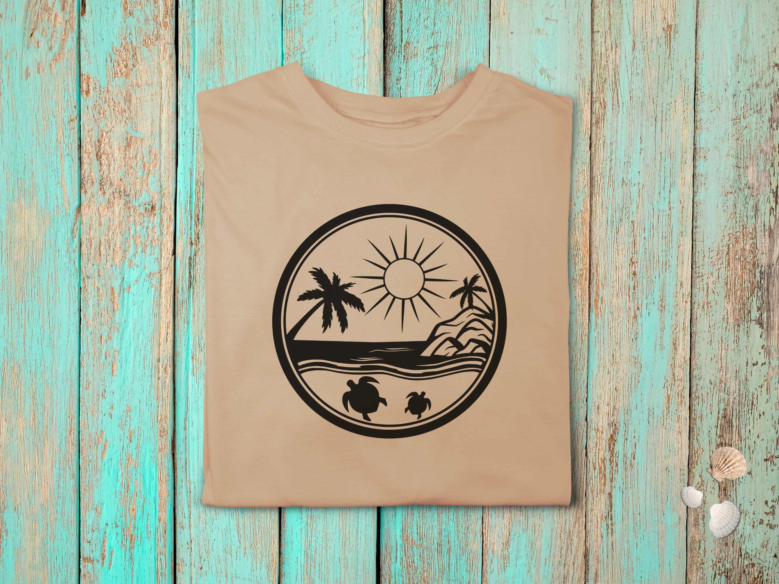 Beach SVG Sea Turtle Svg Palm Tree Svg Tropical Island - Etsy