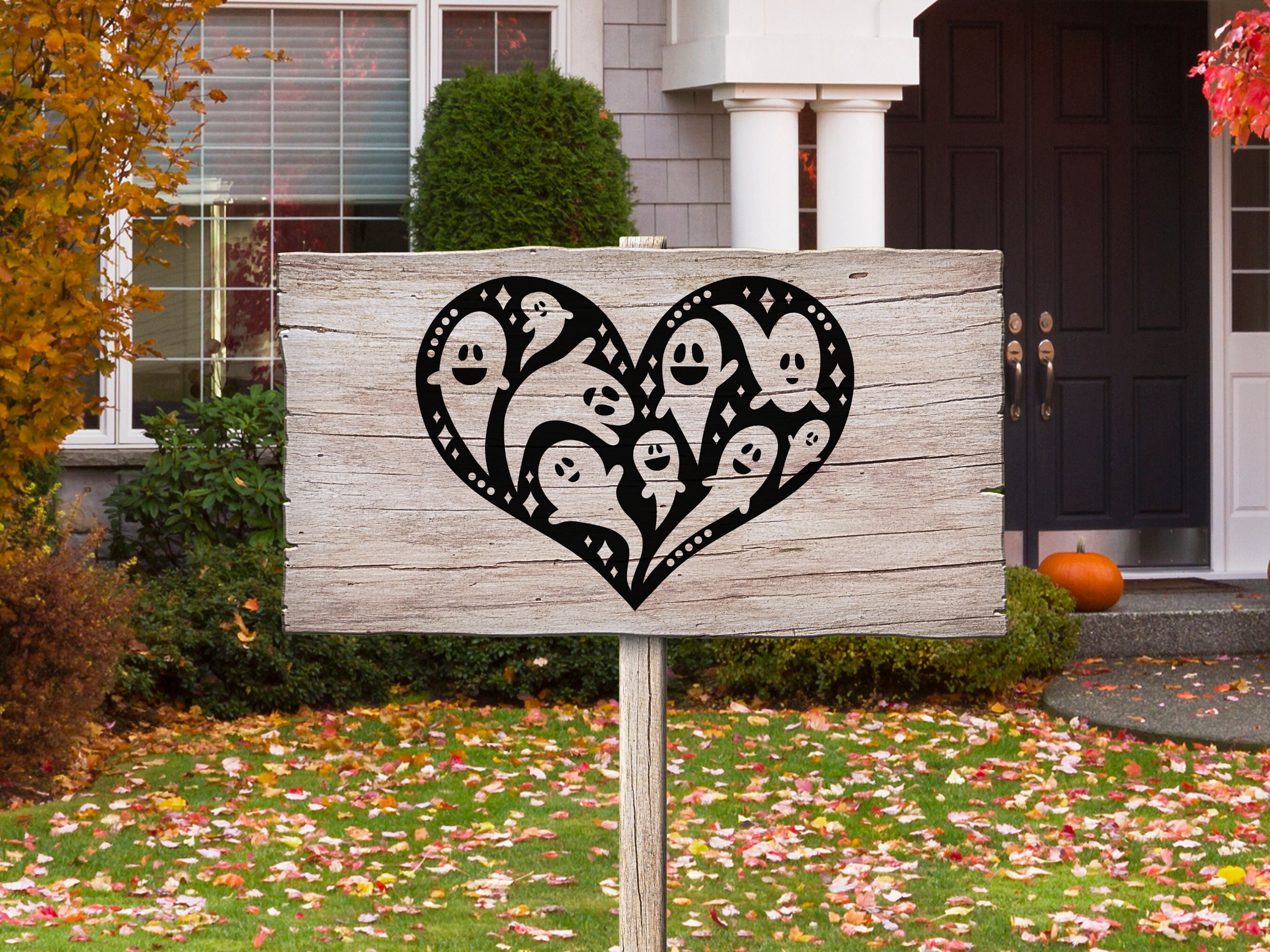 Halloween Happy Ghost Svg Cute Ghost Svg Spooky Season Svg - Etsy