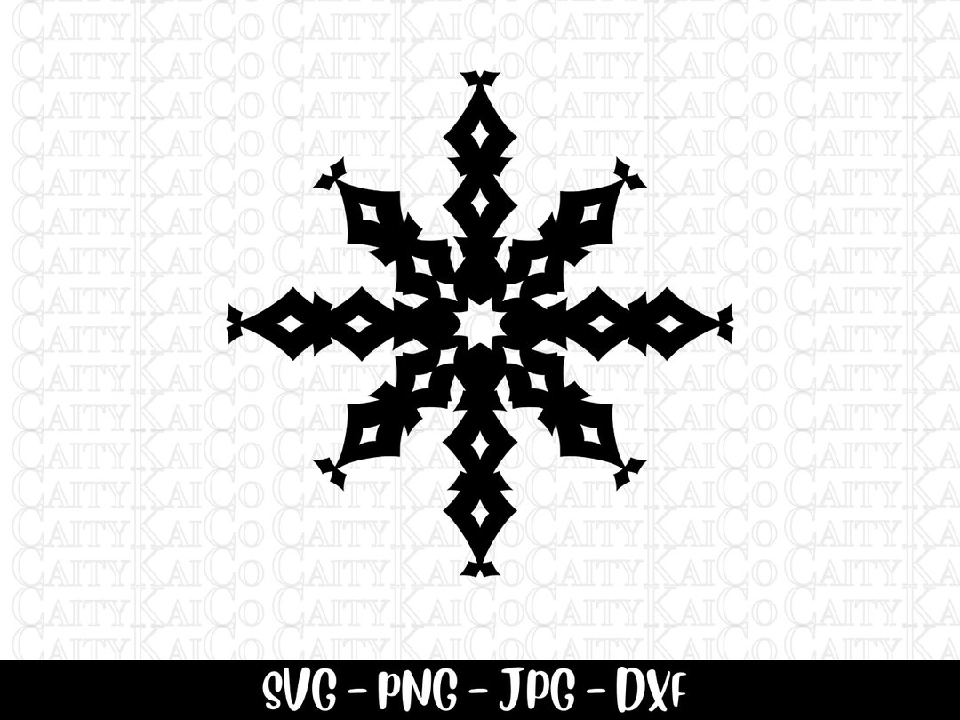 Snowflake Svg, Snow Svg, Christmas Svg, Winter Svg, Cut File, Png ...
